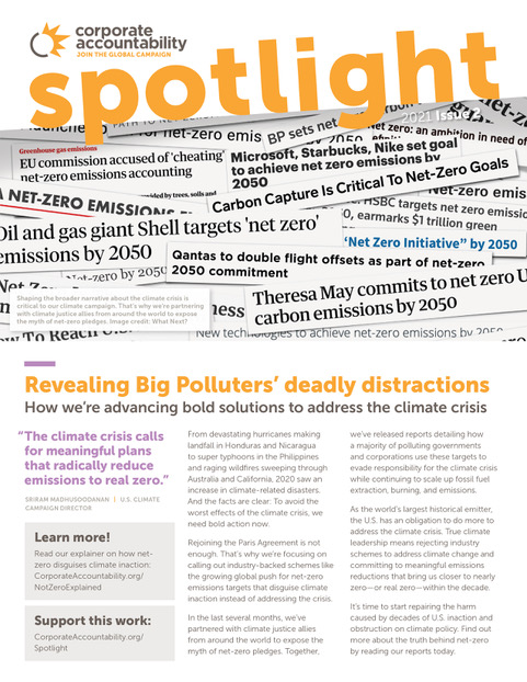 Spotlight Newsletter: Issue 2, 2021 - Corporate Accountability